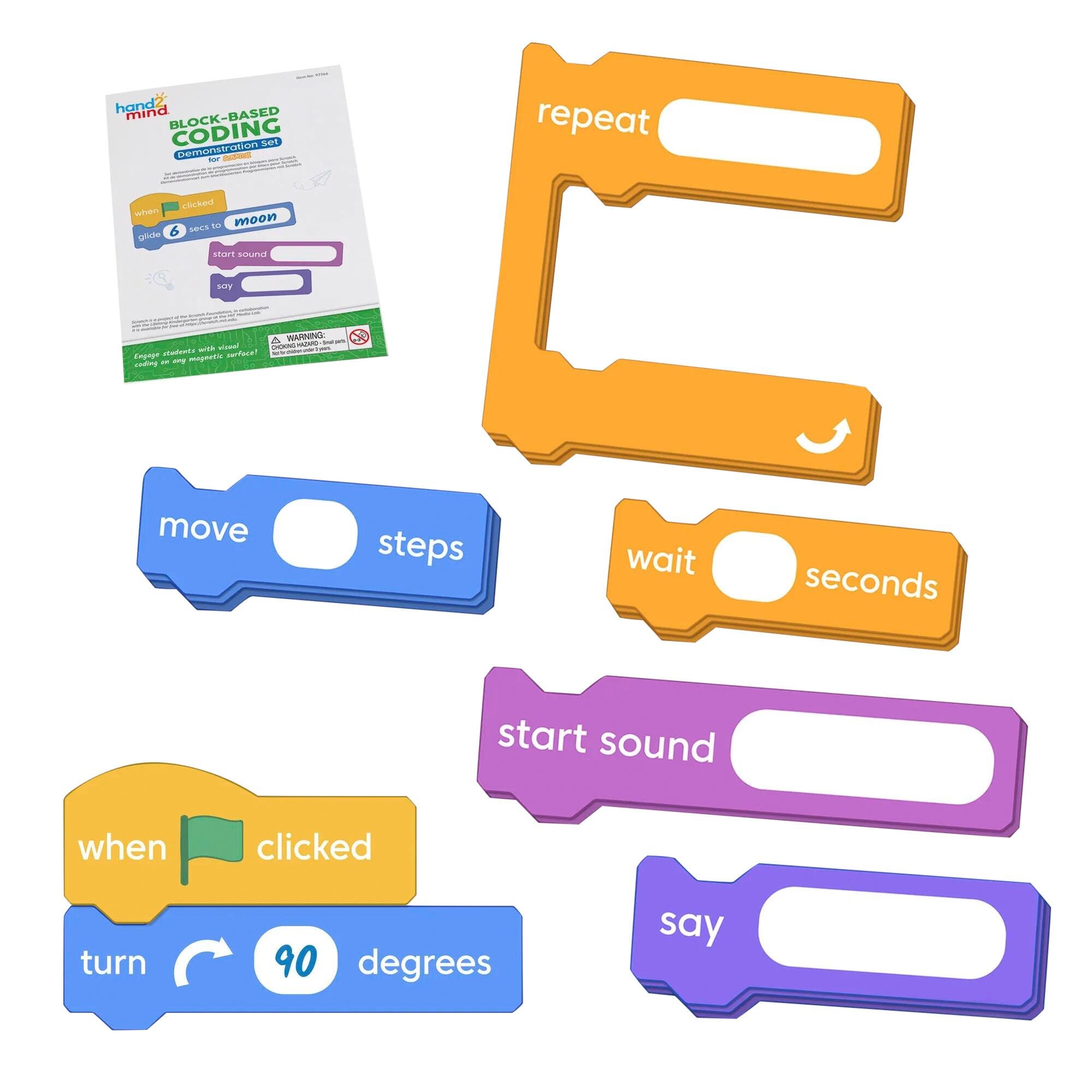 Hand2Mind Block-Based Coding Demonstration Set for Scratch | School Specialty